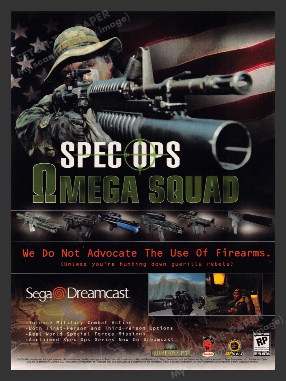 Spec Ops: Omega Squad 2000s Video Game Print Advertisement 2000 | eBay