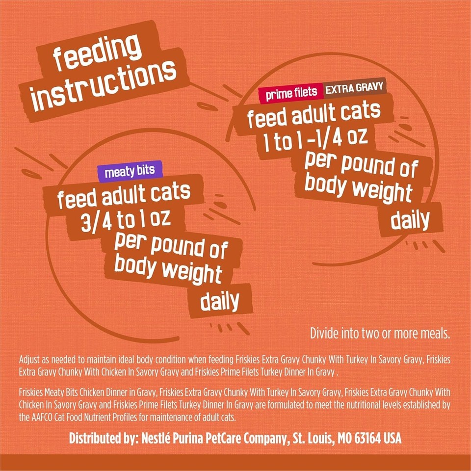 Purina Friskies Turchicken Gravy Wet Cat Food, Variety Pack, 5.5 oz x ...