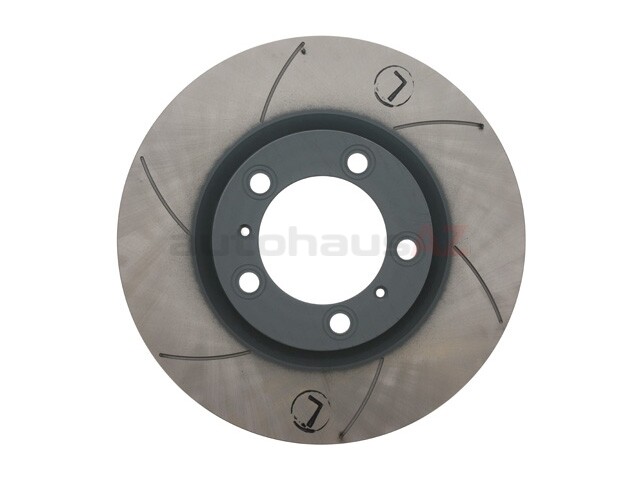 SEBRO SLOTTED & COATED Disc Brake Rotor 99735140101 Porsche 911 Boxster ...