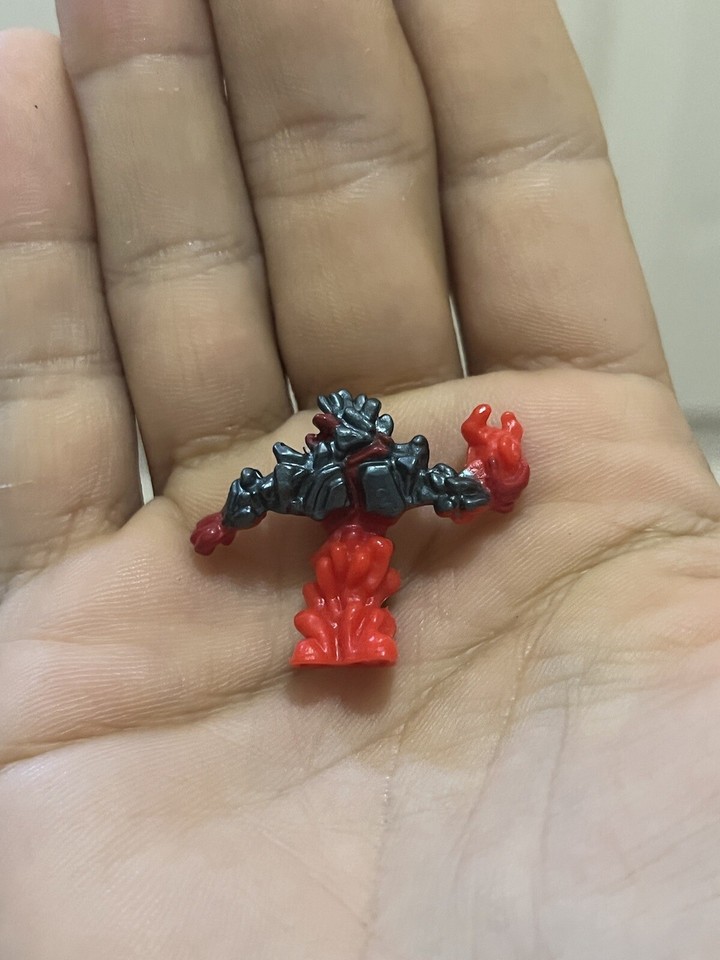 Mighty Max Blasts Magnus Lava Lord figure 1992 Blue bird Dark Metal ...