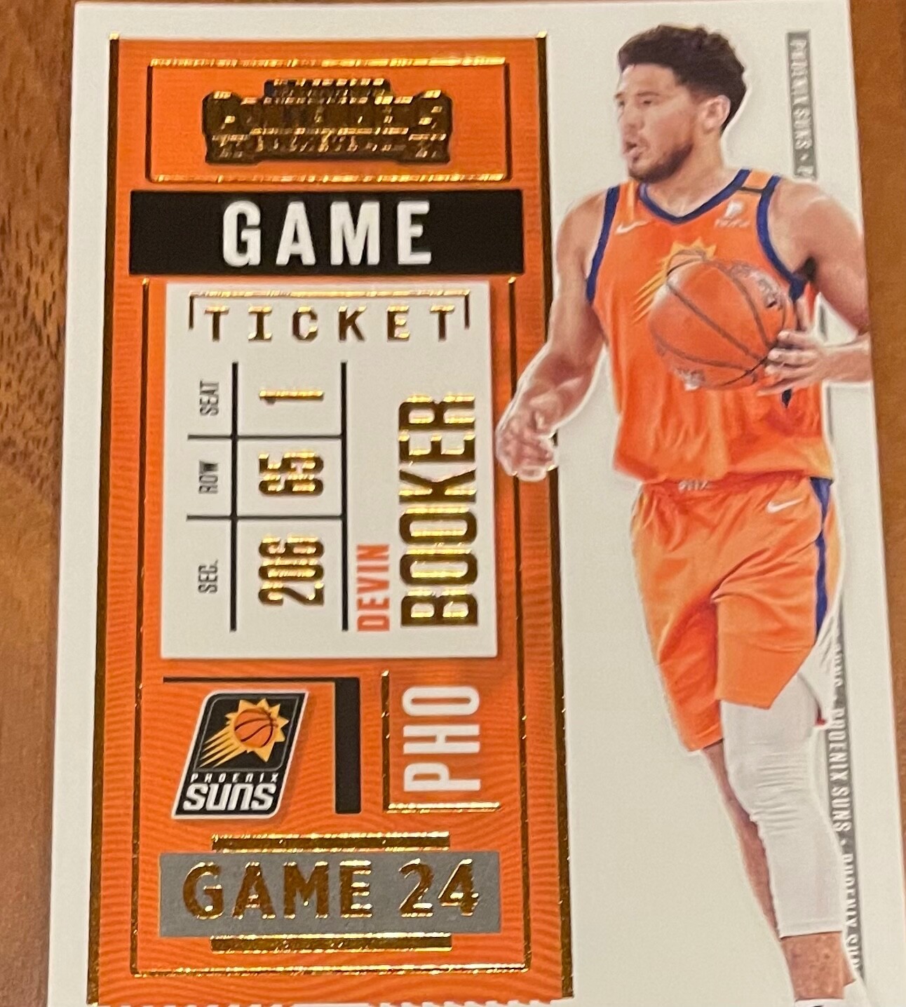 2020-21 Panini Contenders Game Ticket Devin Booker Phoenix Suns #37 | eBay