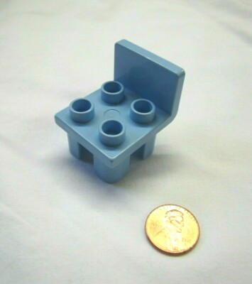 Lego Duplo Light Blue Chair Furniture Chair 2 X 3 X 2 For House Table ...