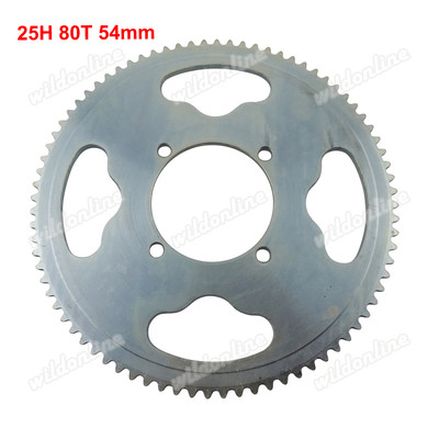 25H 54mm 80T Rear Sprocket For XRF500 Razor MX350 MX400 Dirt Bike Mini ...