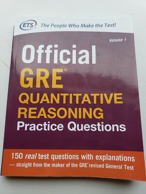 Official GRE Quantitative Reasoning Practice Questions 2nd Edition Vol ...