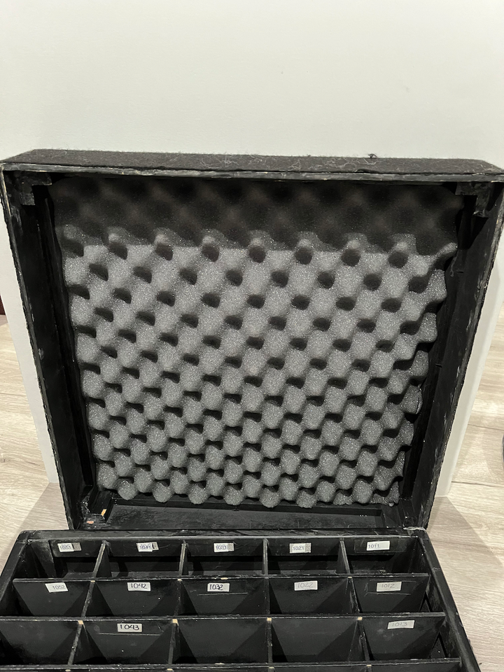 Wood Carry Box - Holds up to 50 FM Receivers Williams Sound R35 or ...
