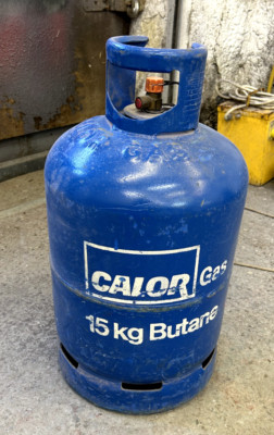 Blue 15kg Butane Calor Gas Bottle Cylinder, 3/4 Full | eBay