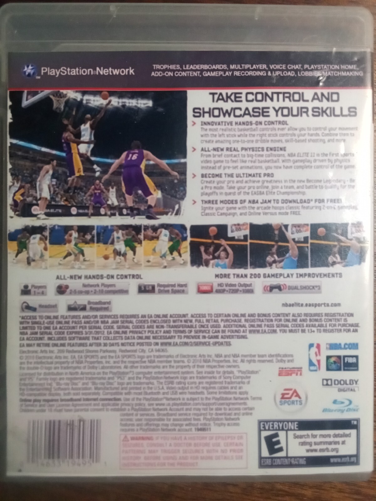 Nba Elite 11 Ps3 Case 1/5 Card First Copy Ever Made! | eBay
