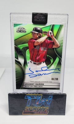 2025 Topps chrome Black Johnny Damon AUTO /99 | eBay