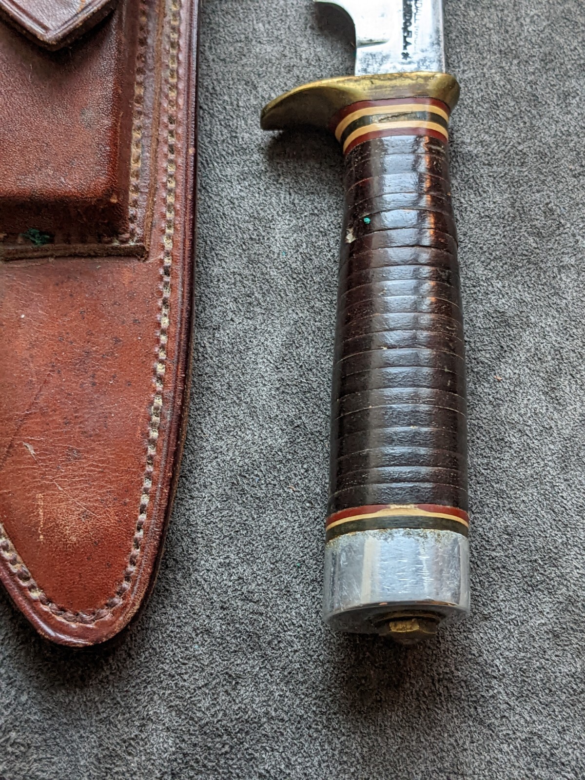 Vintage Used 1950s Randall Made Model 1 - 7 Fighter with Heiser Sheath ...