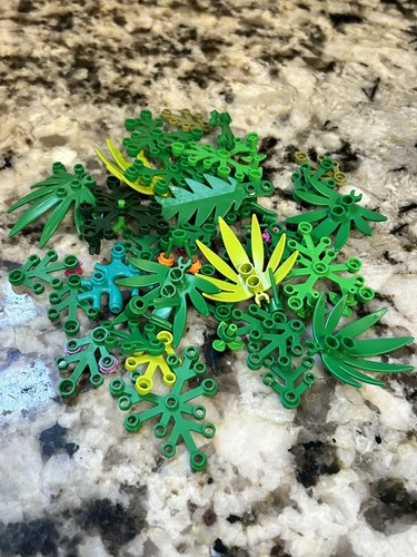 LEGO assorted Leaf Plant Flower Jungle Rainforest Green bulk lot (A5 ...