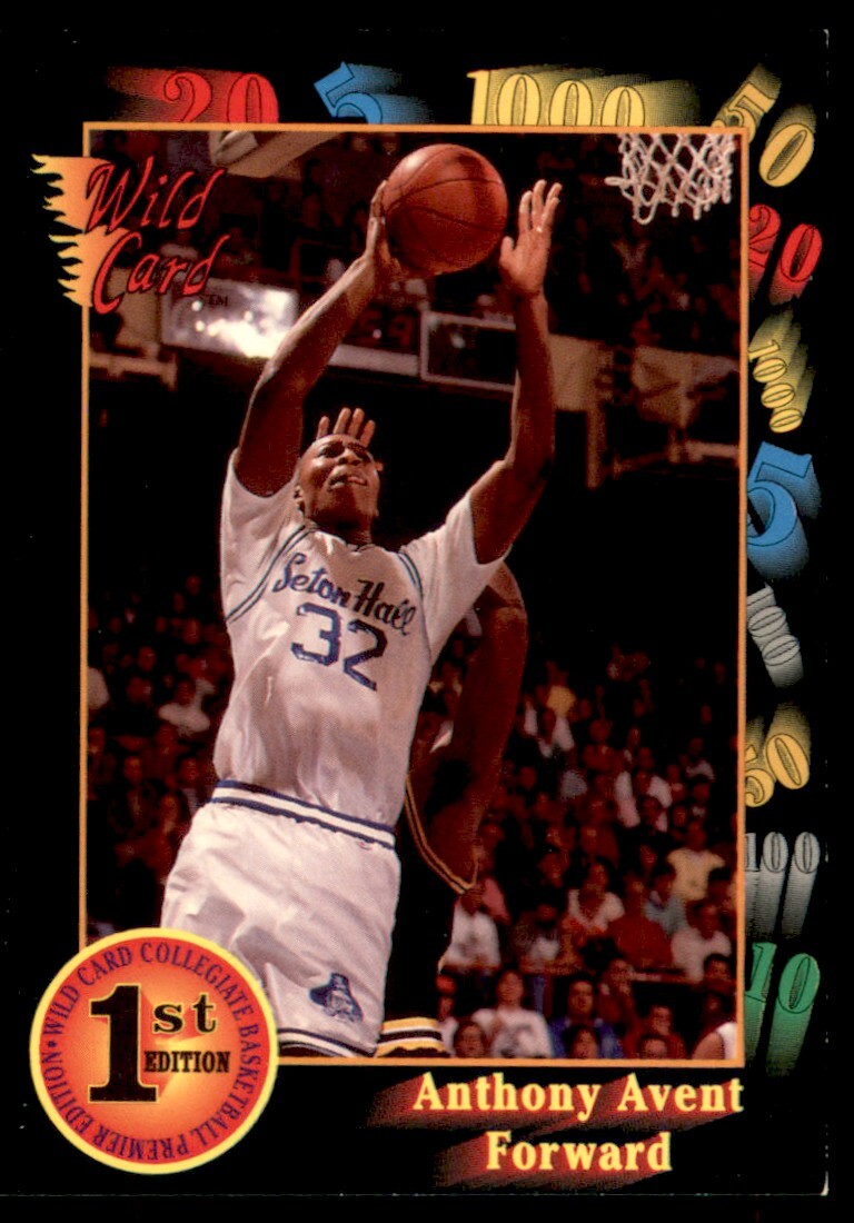 1991-92 Wild Card Anthony Avent Seton Hall Pirates #6 | eBay