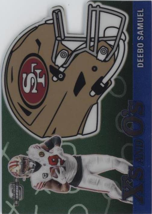 2023 Panini Contenders Optic - XS and Os Deebo Samuel #XO-27 Blue Prizm ...