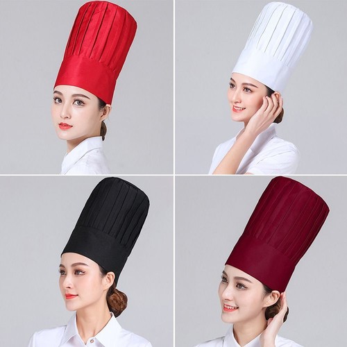 Cotton Chef Cap Adjustable Cook Hat Classic Chef Hat Unisex | eBay