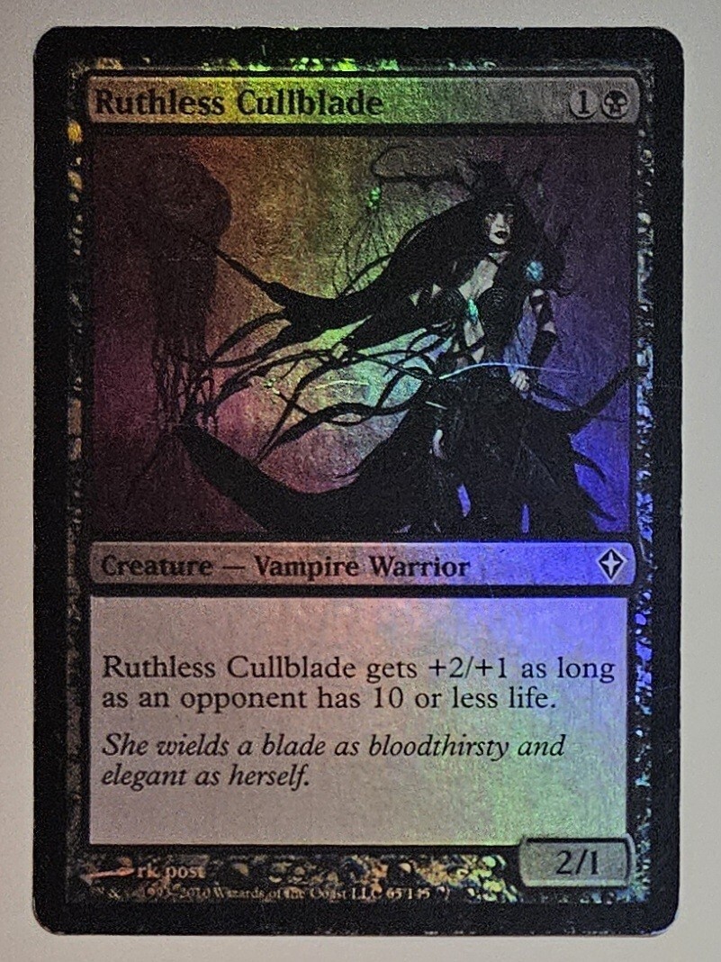 Ruthless Cullblade - Foil - Worldwake - 2010 - Magic: The Gathering ...