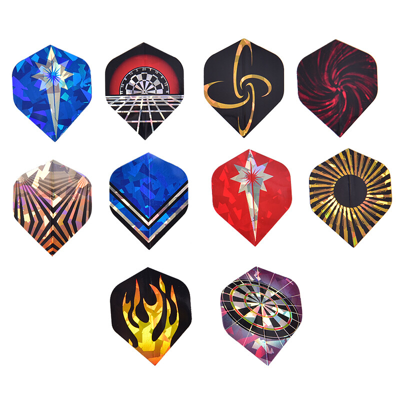 15/30pcs PVCReflective Laser Dart Wing Set Darts Flights Nice Dart ...