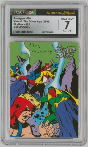 CGC JSA SS 7 SIGNED Jim Mooney Avengers #86 Marvel Silver Age Art Card ...