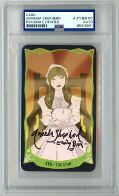 Amanda Shepherd Signed Tarot Card Inscribed Emily Binx (PSA) Hocus ...