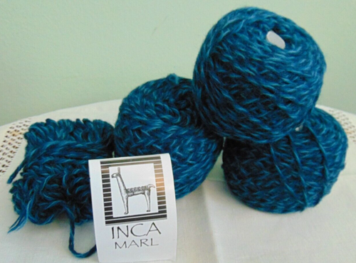 Inca Marl 100% Alpaca lot of 3 skeins yarn blue teal 109 yrds each | eBay