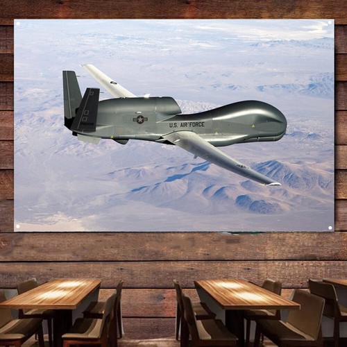 Global Hawk Drone Attack Fighter Art Poster Aviation Military Art ...