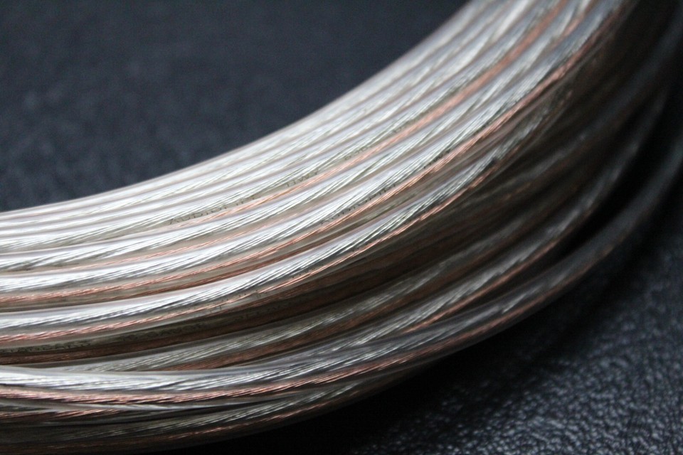 8 10 12 14 16 18 20 22 24 GAUGE CLEAR SPEAKER WIRE AWG CABLE POWER ...