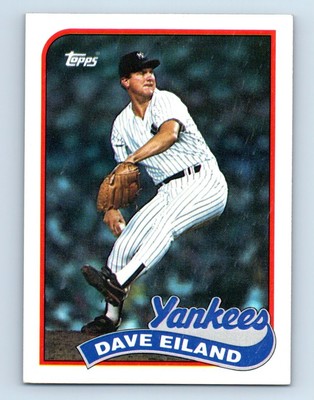 1989 Topps Dave Eiland Rookie New York Yankees #8 | eBay