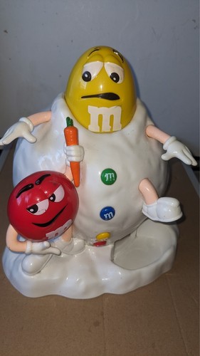 M&M Dispenser Mars Inc. 2005 Snowman Push-Head Mechanism Vintage Very ...
