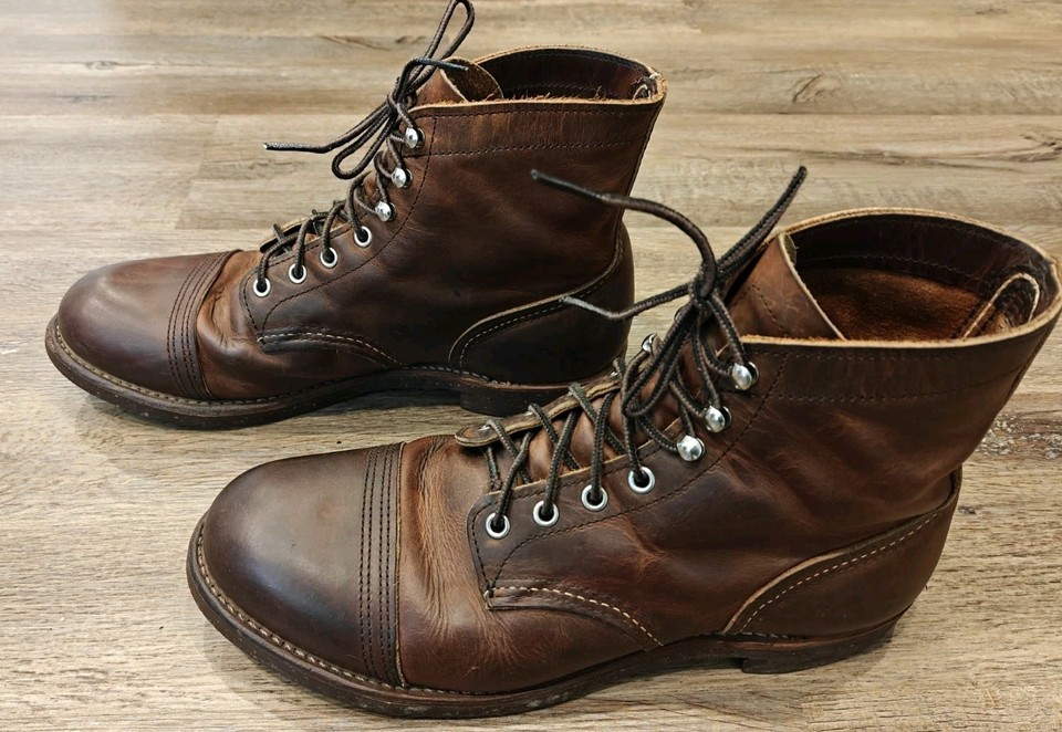 Red Wing Shoes Iron Ranger Heritage 8115 Copper Boots Men's Size 10.5 D ...