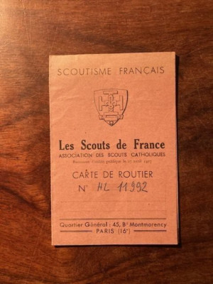 SCOUTISME/SCOUTS DE FRANCE/CARTE DE ROUTIER 1956 TARN TIMBRE | eBay