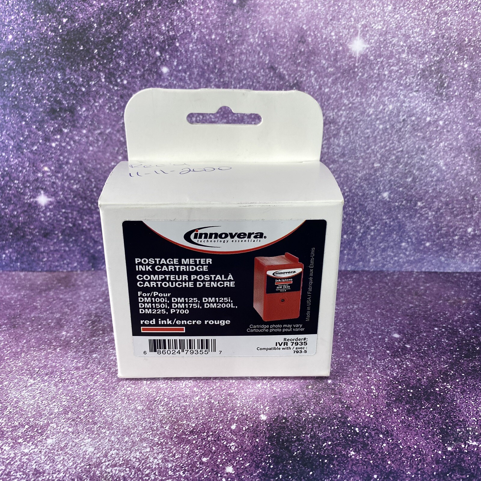 Innovera 7935 Compatible Postage Meter Red Ink for Pitney Bowes DM100i ...