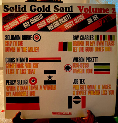 Solid Gold Soul Vol. 2-Various Artists-1967 Atlantic Vinyl LP 8137 Mono ...
