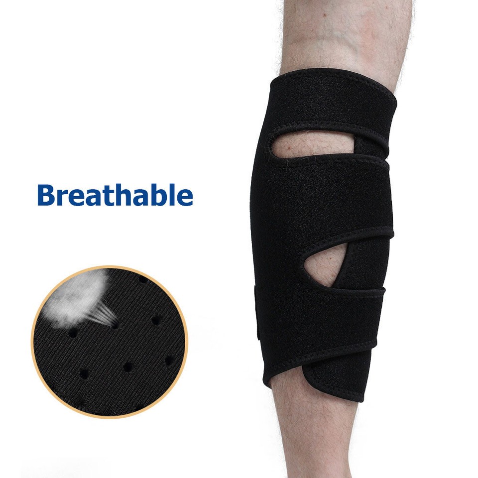 Compression Calf Sleeve Leg Support Brace Shin Splint Socks Sport ...