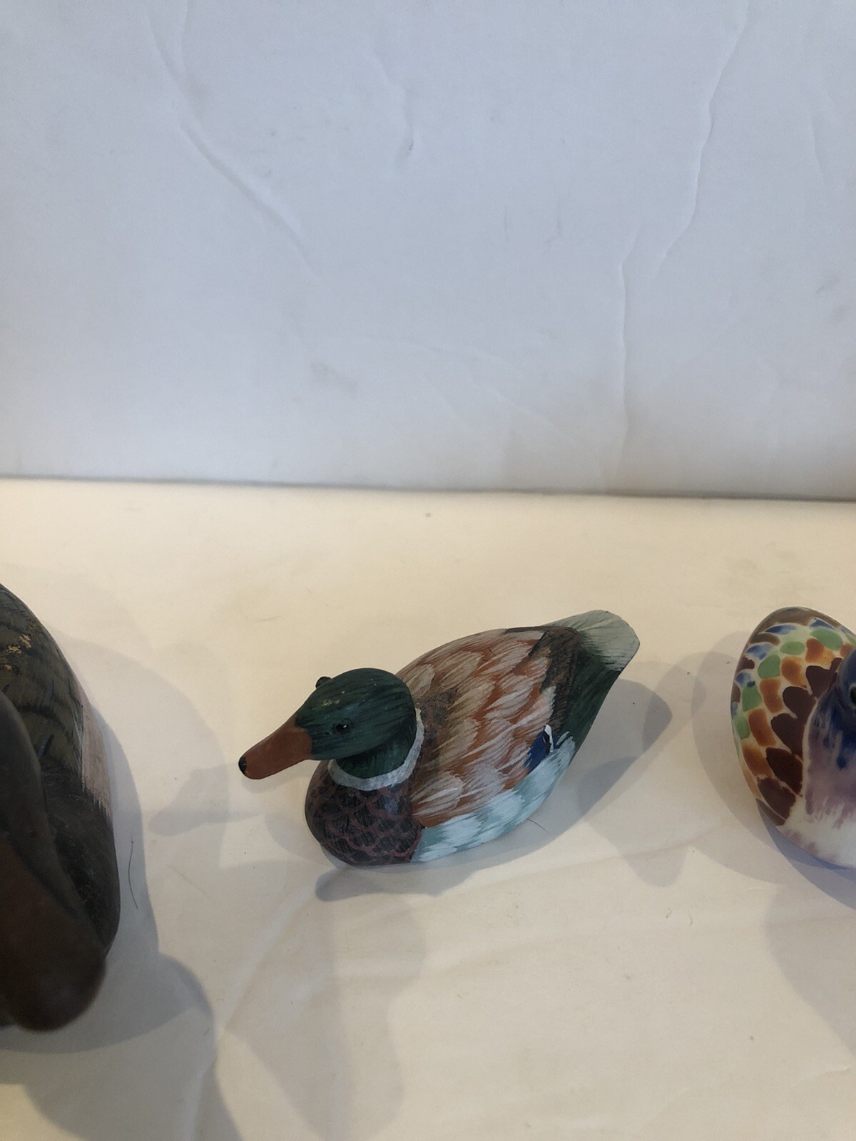 Small Vintage Ducks, 1 Ceramic And 3 Wooden Lot Of 4, Sizes Vary | eBay