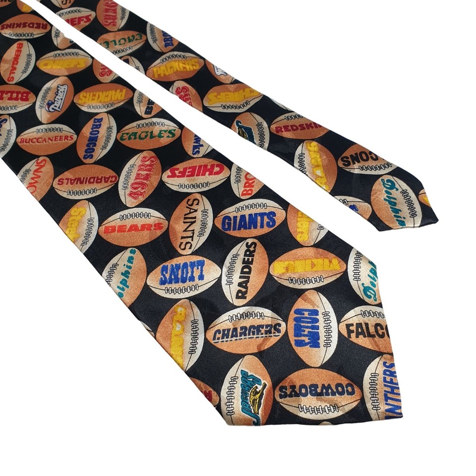 NFL Football Team Mens Necktie Tie Designer Accessory Work Office Dad ...