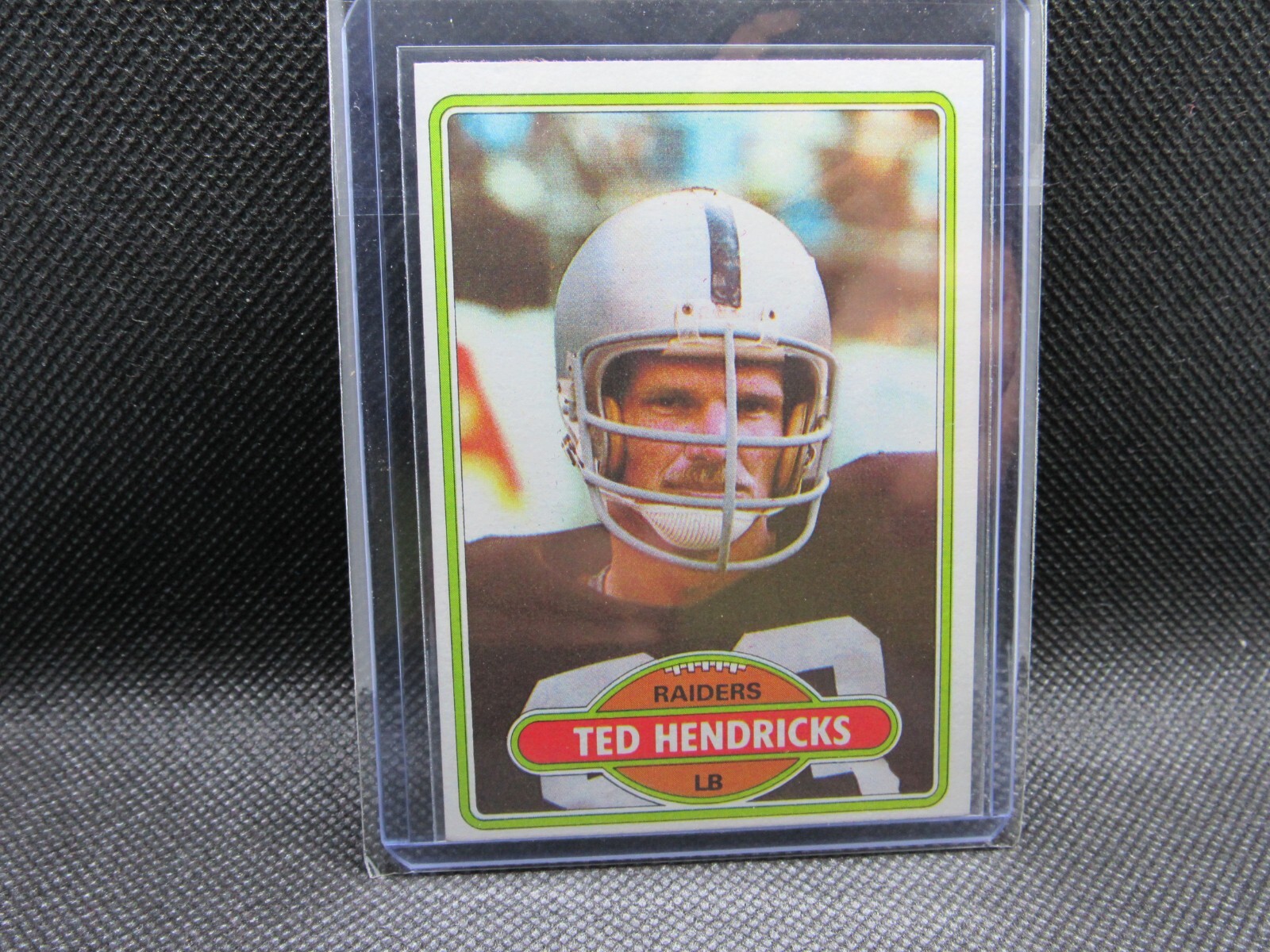1980 TED HENDRICKS TOPPS FOOTBALL CARD # 489 RAIDERS | eBay