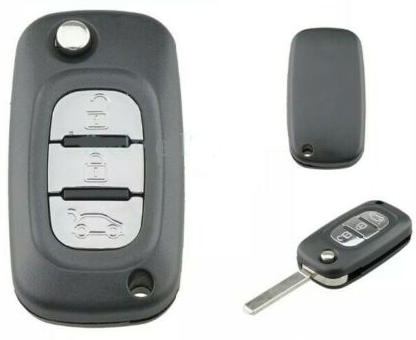 CR2032 RENAULT CLIO, KANGOO, MODUS, MEGANE 3 BUTTON FLIP KEY FOB ...