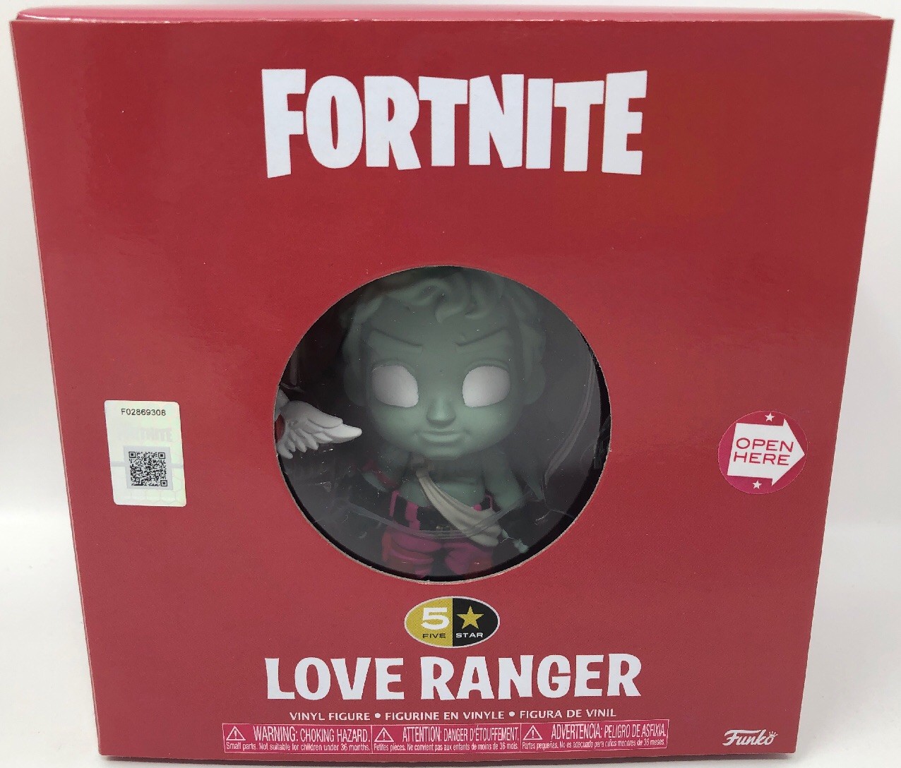 Fortnite 5 Star Love Ranger with Impulse Grenade & Heart Pickaxe Vinyl ...