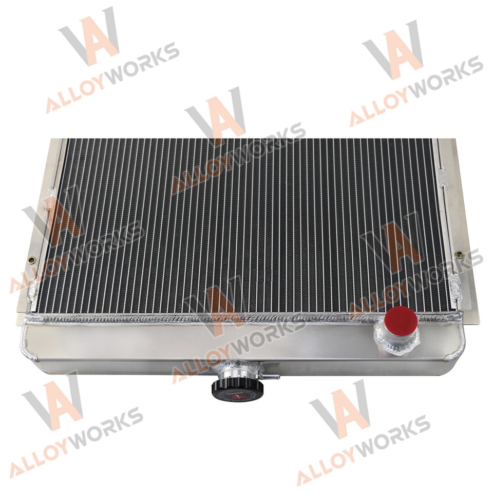 4 Row Aluminum Radiator For 1962-1967 1966 Chevrolet Chevy II Base Nova ...