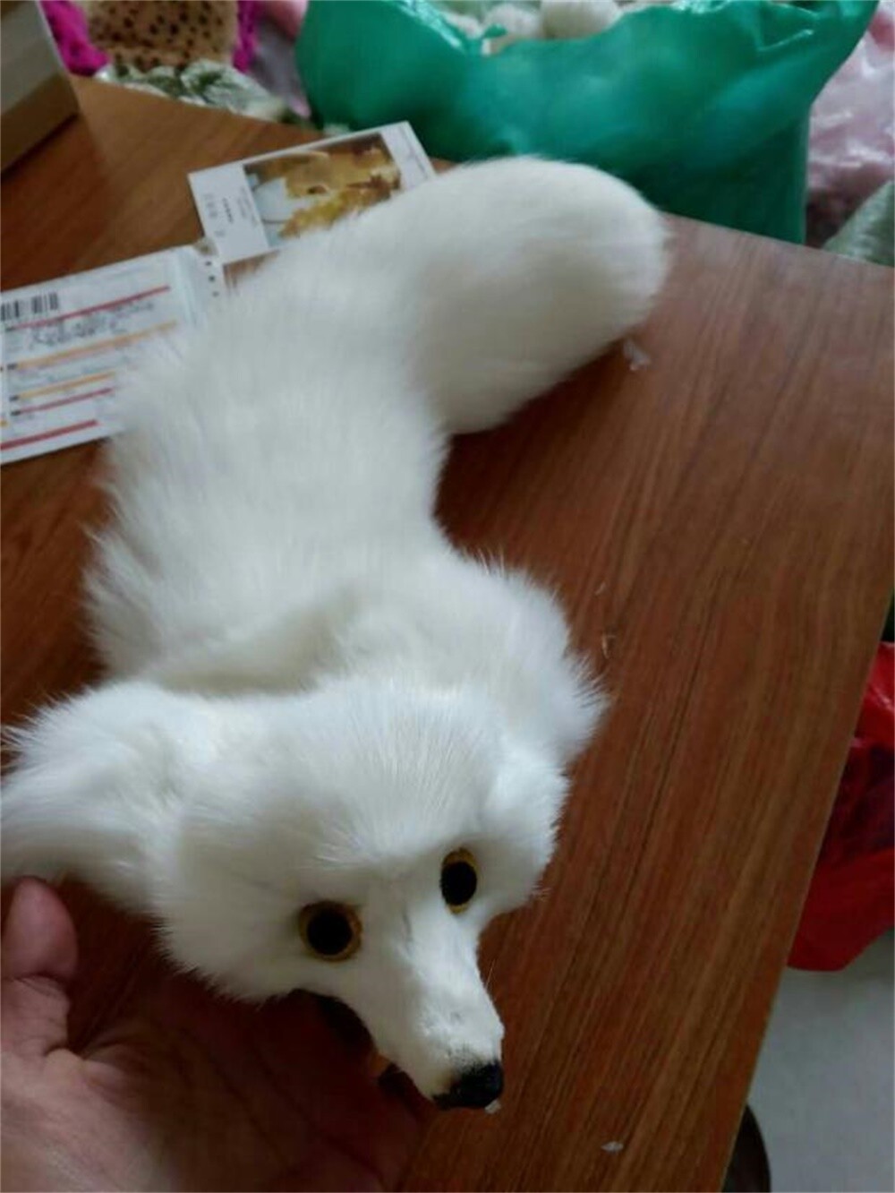 100%Genuine Fox Head Face Pelt Tanned Fox Skin Tail Fur Hide（Fox Head ...