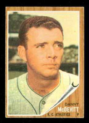 1962 TOPPS # 493 DANNY McDEVITT NEAR MINT * | eBay