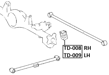 Rear Shock Absorber Jounce Bumper Febest TD-008 Oem 48306-60201 | eBay