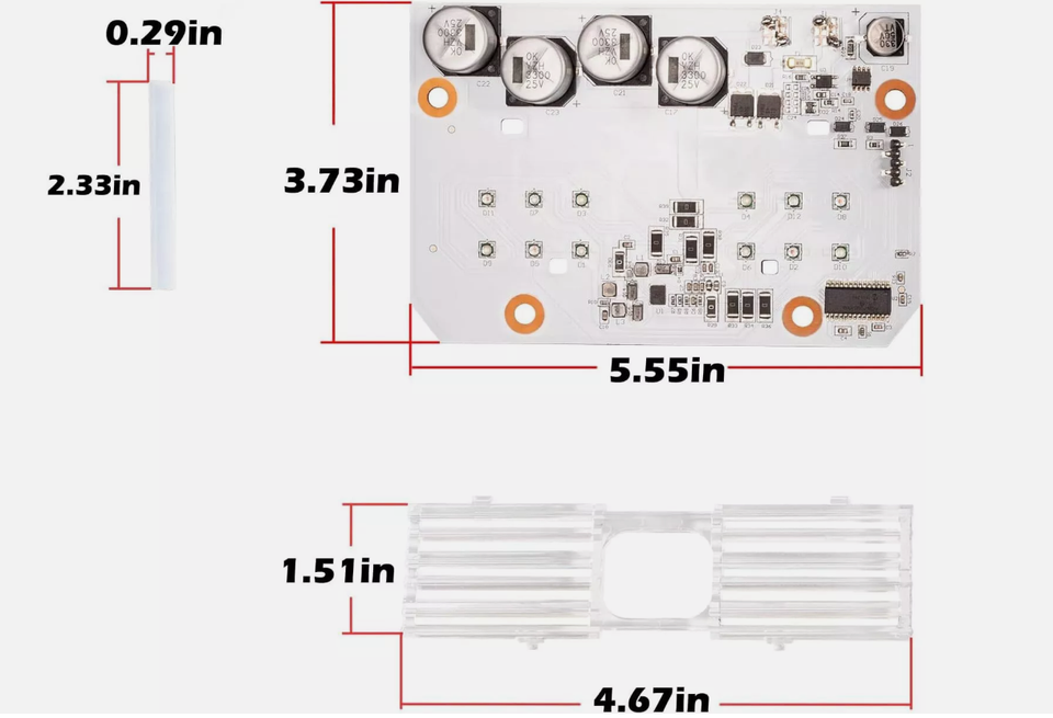 619818Z LED Light Engine Board Kit for IntelliBrite 5G Color LED Pool ...