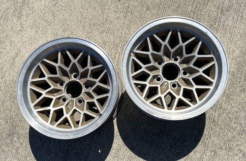 🌟 (2) TRANS AM SE WS6 Wheels - 15 x 8" - Snowflake - Gold - Made in USA ...