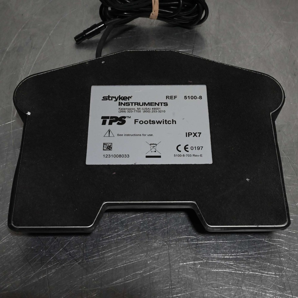 Stryker 5100-8 TPS Footswitch for Surgical Power Consoles TPS/CORE ...