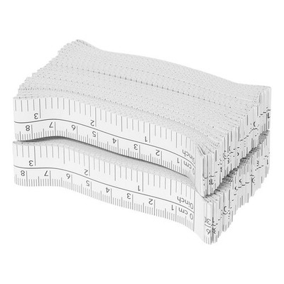100 Pcs Paper Tape Measures 1.5 M Dual Sided Disposable Measuring ...