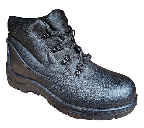 Grafters Safety Womens Black Steel Toe Cap Work Boots Industrial Ankle ...