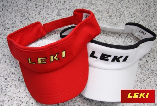 LEKI Sun Visor Cap Baseball Sunscreen - White Or Red | eBay