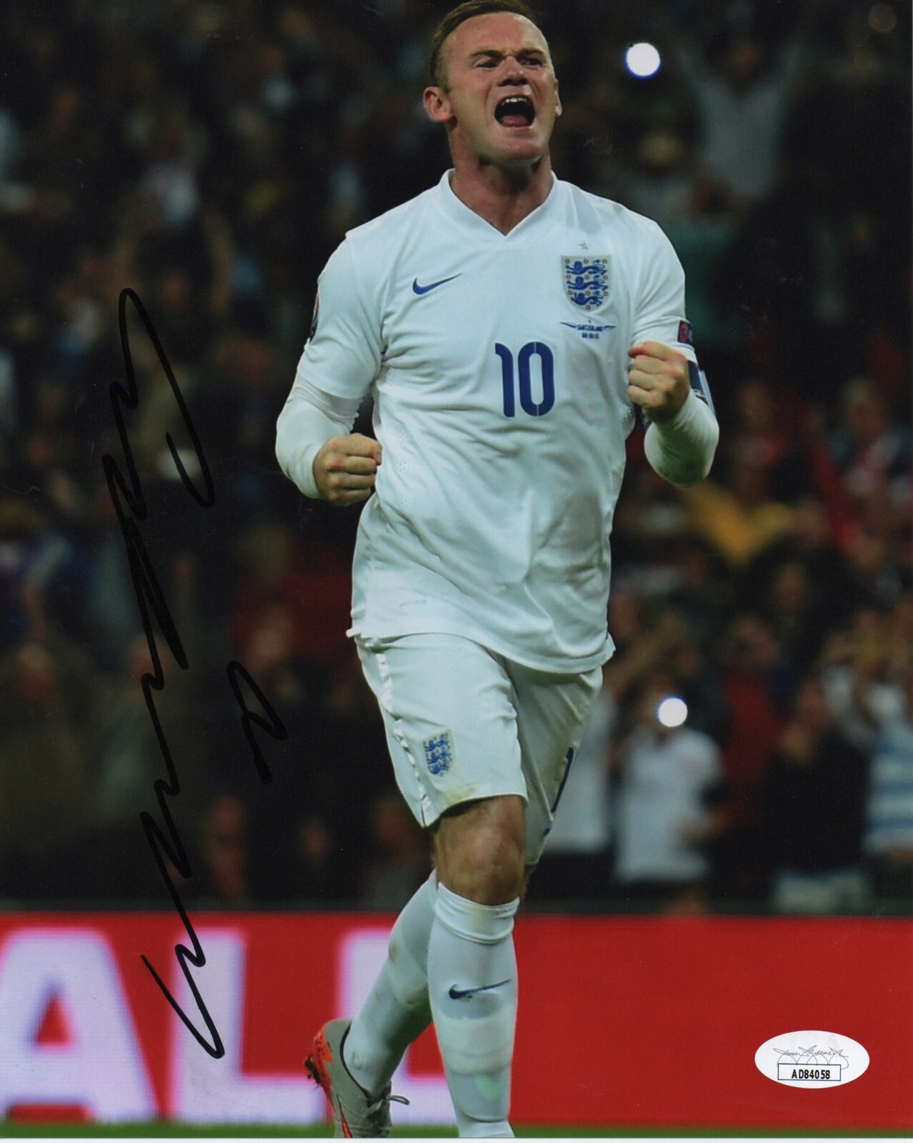 Wayne Rooney Autographed Memorabilia | Signed Photo, Jersey ...