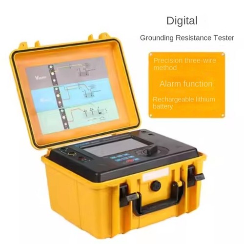Soil Resistivity Tester Lightning Clamp Grounding Resistance Shaking ...