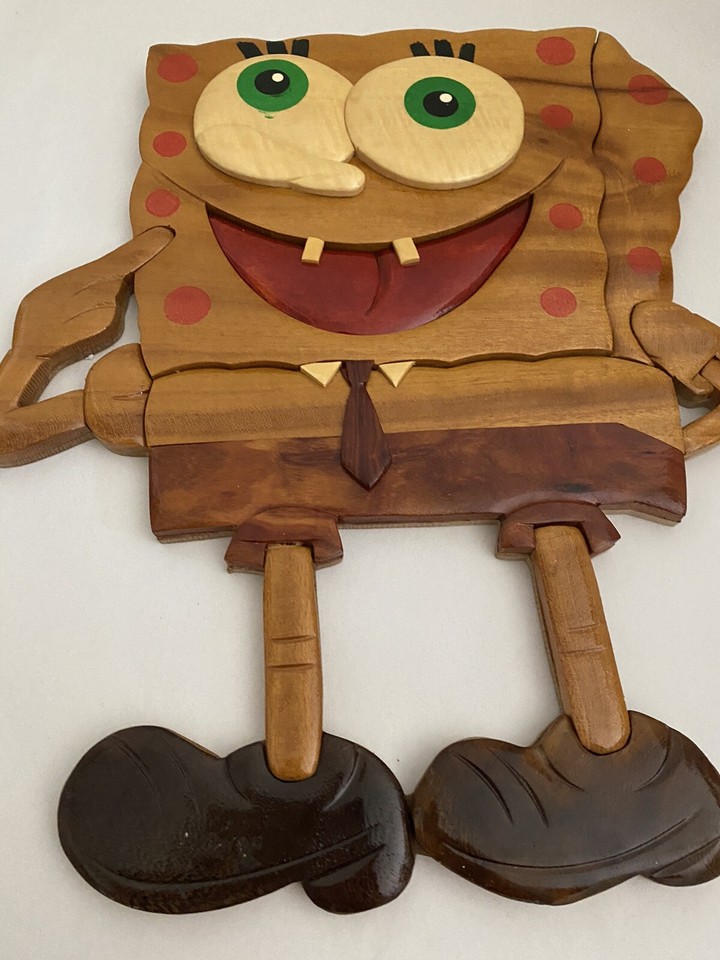 nickelodeon SpongeBob SquarePants christmas gift Wall Hanging 14" hand ...