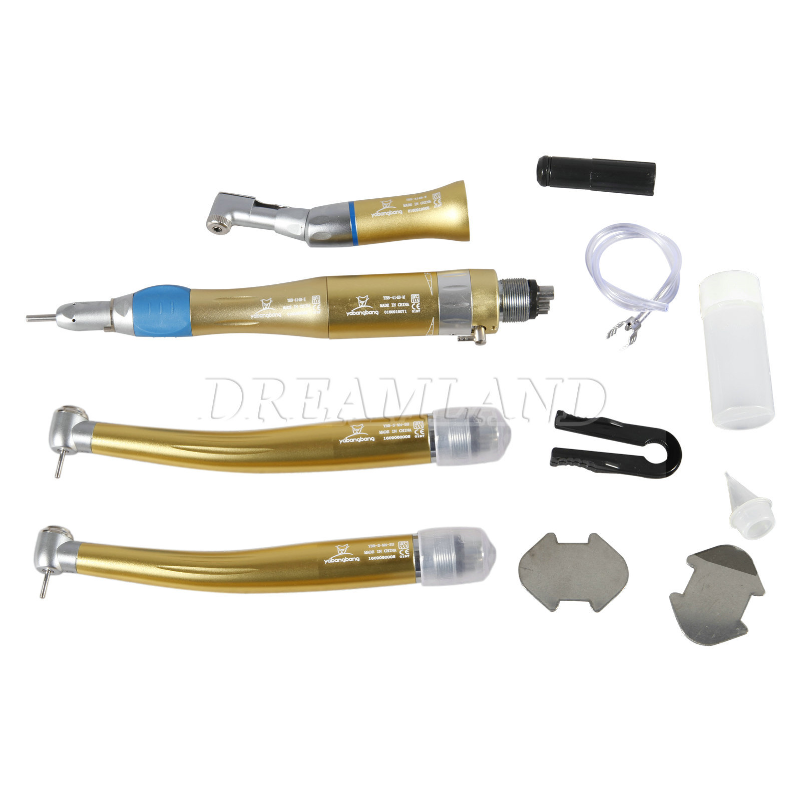 NSK Style Dent Low & High Speed Handpiece Kit Contra angle 4Hole Kit ...